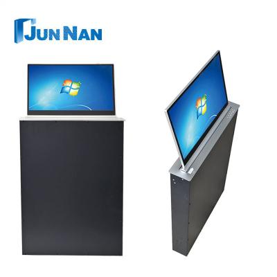 Cina Display elevatore attrezzature per sale riunioni touch screen motorizzato monitor LCD elevatore sistema di conferenze senza carta in vendita