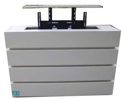 China TV-wandbeugelTV-beugel mobiele TV-liftapparatuur Elektrische hefmachine voor tv-kast/Gemotoriseerde TV-lift/TV-liftapparaat Te koop