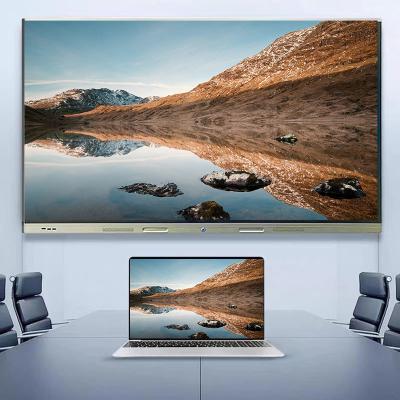 China Monitores de escritório full hd ou 4k 65 polegadas HD TV móvel de painel plano de parede ecrãs de sala de conferências à venda