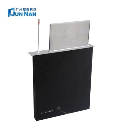 China Team Meeting Equipment Intelligent Monitor Lift Computer Lcd Monitor Lift For Conference Room With Microphone for sale