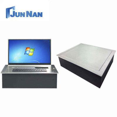 China Conference Room Equipment Suppliers Hidden Paperless Conference System With Electric Hidden Automatic Flip Screen Lifter for sale