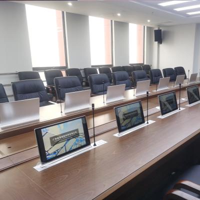 Cina Paperless Conference System Ultrathin LCD Monitoring Lift with and Aluminum Alloy Material in vendita