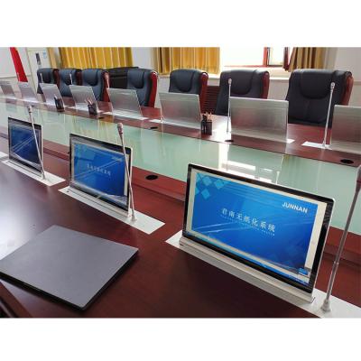 Cina Professional Video Conference Systems Custom Size Desk Lcd Monitor Lift Paperless Conference System in vendita