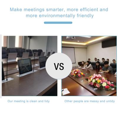 Cina Professional Video Conference Systems Custom Size Desk Lcd Monitor Lift Paperless Conference System in vendita