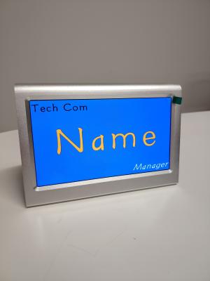 China Customizable Double Sided Electronic Tables Conference System Electronic Nameplate Display for sale