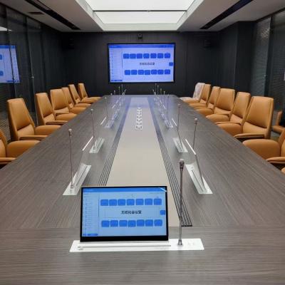 Китай Усовершенствованная бесбумажная конференц-система с отслеживанием камеры и сертифицированным CE ROHS сенсорным экраном продается