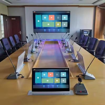 China Onmogelijke en intelligente microfoonlifters voor high-end conferenties door middel van een papierloos conferentiesysteem for sale