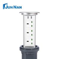 China Pop-Up Desktop USB Charger Socket Tabletop Wireless Electrical Accessory for sale