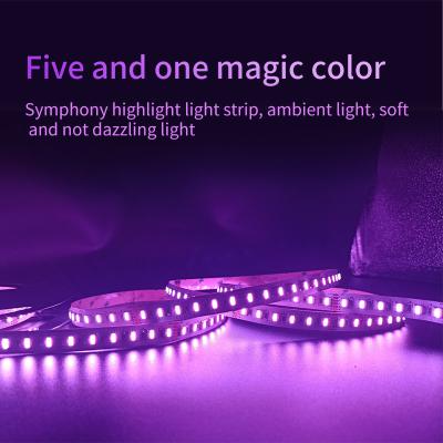 Cina Striscia molle cinque di SMD 5050 RGB LED in una luce con la linea luce dell'hotel KTV in vendita
