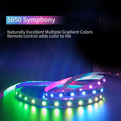 China Il colore pieno Rgb 5050 ha condotto la luce di striscia fuggita Waterproo delle lampade fluorescenti for sale