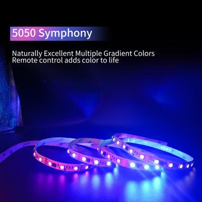 China Cambiamento leggero flessibile principale di colore della striscia di Waterproo delle lampade fluorescenti di Rgb 5050 for sale
