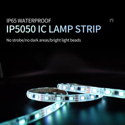 China Tira de cola IP65 LED Rgb Smd 5050 externo WS2811 água corrente 5050RGB60 à venda