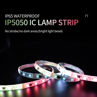 Cina 5050rgb 60 Lamp Slide Impermeabile Smd Led Strip Color Full Color Ribbon Landscape in vendita