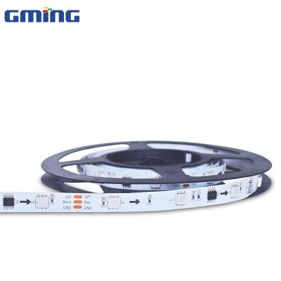 Cina Luce di striscia di 12V/24V 30les/M 6W 5050RGB SMD LED UCS1903-8 in vendita