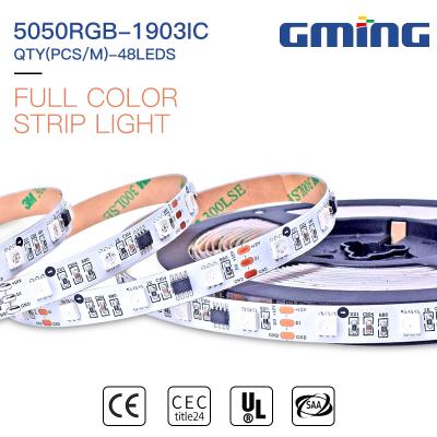 Cina Striscia telecomandata 9.6W di 5050RGB 1903IC Dimmable SMD LED in vendita