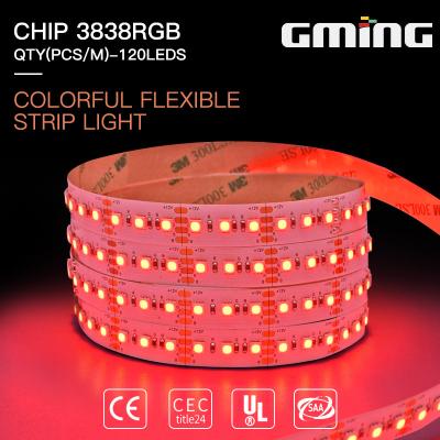 Cina 520-530nm luce di striscia flessibile dell'alluminio 5050 12W RGB LED in vendita