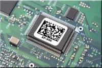 China Laser Auto Pcb Labeling Machine For Barcode 2D Code & 3 Axis for sale