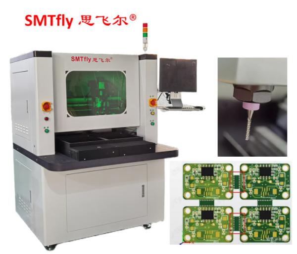 Quality White PCB Router Machine 60000RPM Spindle Speed For Milling Joints FR4/CEM/MCPCB for sale