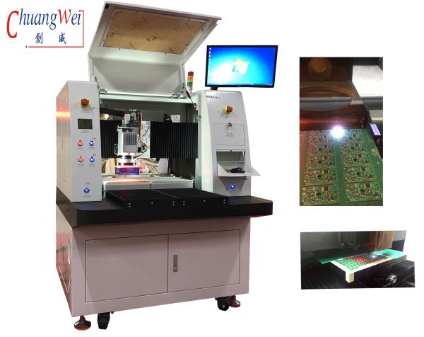 Quality Customizable Laser Depaneling Machine With Marble Material 10W/12W/15W/18W for sale