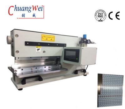 China Anpassbare Leiterplatten-V-Nut-Maschine, 450 mm Trennlänge für verschiedene Dicken und Längen zu verkaufen