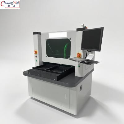 China 220/110V PCB Router Machine With 3.5KW Vacuum Cleaner 2 Working Table for sale