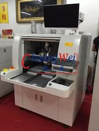 China High Speed 2 Way Sliding Cutting Depaneling PCB Router Machine Low Stress for sale