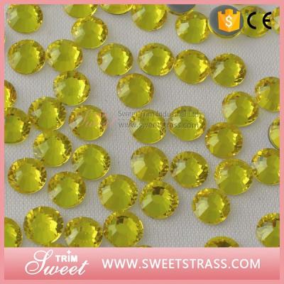 China Original Factory HotFix Loose Rhinestones Diamond Cell Phone Ornament Bling Decoration Crystal Suds Stone Citrine for sale