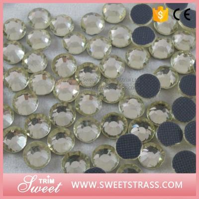 China DMC Hotfix Jonquil Sparkle Stones Dress Trim Dance Wear Show Girl Bling Shoes Bags Accessories Garment Trims Shimmering for sale