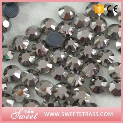 China DMC Hematite Iron-On Strass Loose Rhinestones World ChampionShip Dress Dancing Wear Accessories Clothing Trims Hotfix for sale