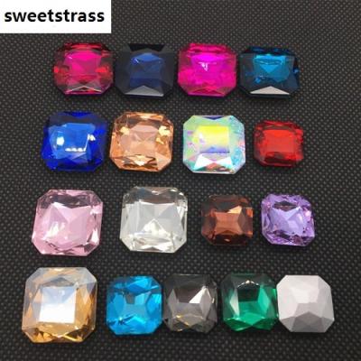 China Point Back Glue On DIY Square Rhinestones Rich Colors Decoration Home Daily Supplies Cosmetic I Phone Case Trim for sale