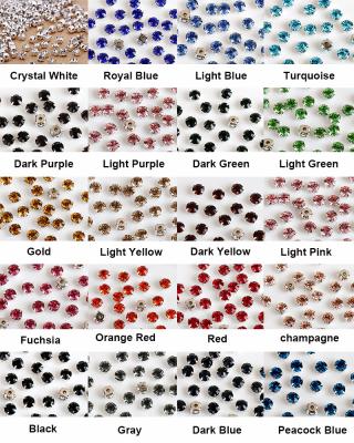 China Samba Couture Fashion Carnaval Sew on Rhinestones Square Silver Claws Crystal Accessories Leotard Stage Wear Shiny Trim for sale