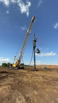 China Substituição de coluna de pedra Vibro pilha de compactação de areia fundo de alimentação Vibroflot condução para melhoria do solo à venda