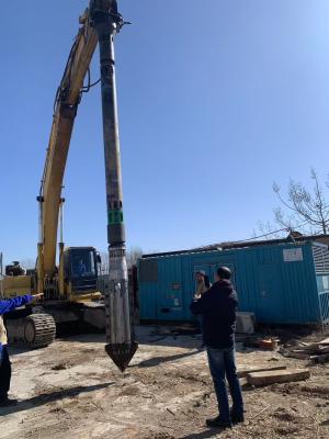 Cina BVEM 2600 R/Min Velocità di rotazione Vibroflot idraulico Costruzione di collegamenti acqua-aria per il miglioramento del suolo in vendita