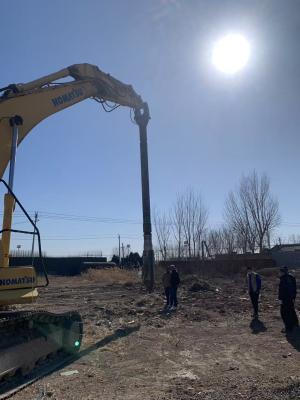 Cina BVEM 2600 R/Min Velocità di rotazione Vibroflot idraulico Costruzione di collegamenti acqua-aria per il miglioramento del suolo in vendita