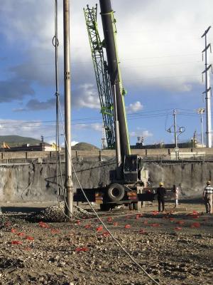 China 150 Kw and 225 Kw Power Options and 1700 Kg Weight for Efficient Top Feed Vibroflot Vibro Compaction for sale