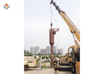 China High Power Bottom Feed Vibroflot Advanced Piling Equipment 50 Hz for sale