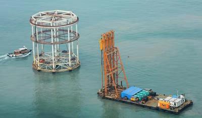 China 1800 Rpm Bvem Offshore Vibroflotation Stone Column For Treating Soft Soil Layer for sale