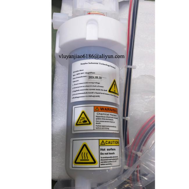 Fast Response With Low Watt Density 220V 3.5KW Semiconductor PFA Inline Chemical Heater