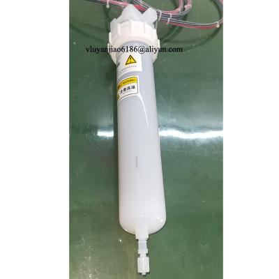 China Custom Size Inline Chemical Heater PVDF PFA Ultrapure In Line Fluid Heaters for sale