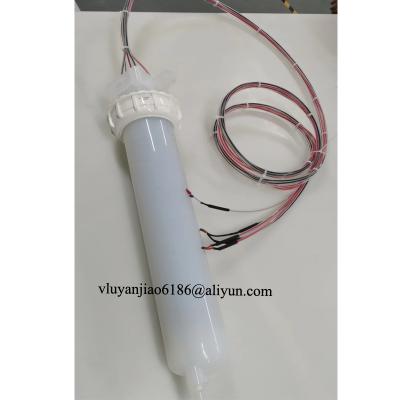 China 4.5kw 3 Phase Chemical In Line Heater 208VAC Max Temp 120℃ PFA Shell for sale