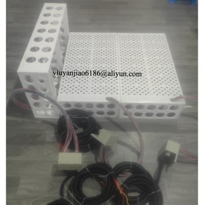 China Industrial Electric Process 36KW PFA Immersion Tank Heater for sale