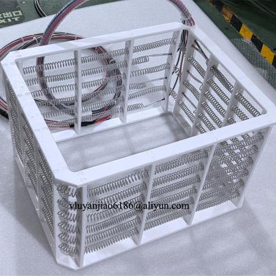 China Customizable PTFE Frame Heater Industrial Chemical Immersion Tank Heater for sale