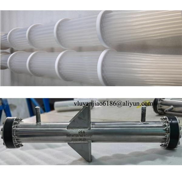 Quality Custom Robust PTFE Heat Exchanger 30 PSI With Heavy Duty CPVC Mounting Bracket for sale