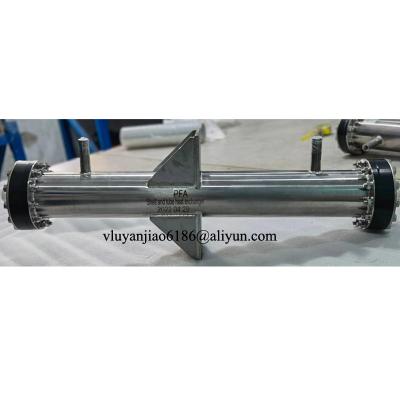 China Custom Robust PTFE Heat Exchanger 30 PSI With Heavy Duty CPVC Mounting Bracket for sale