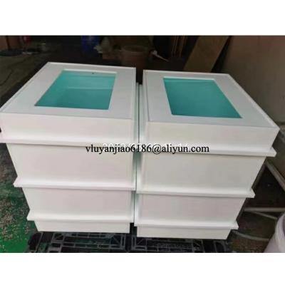 China Chemical Resistant PTFE Wet Process Tanks 2.0x2.5x2.0m Semiconductor Industry Teflon Tank for sale