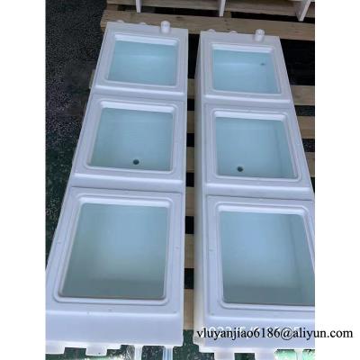 China Custom Industrial Integrated PTFE Tank Anti Corrosive Wet Chemical Process Tank for sale