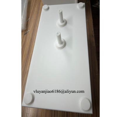 China Chemical Plating Semiconductor PTFE Wet Process Tanks For Washing / Treating / Etching for sale