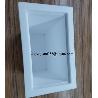 China 220x120x490mm Welded PTFE Bath PTFE Wet Process Tanks For Semiconductor Industry for sale