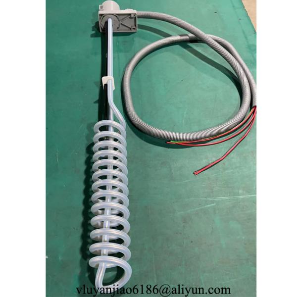 Quality HX Style Spiral Over The Side Teflon Immersion Heater For Corrosive Chemical Heating for sale