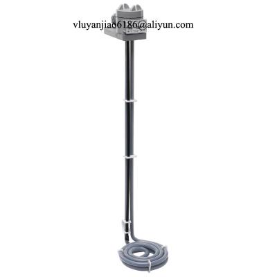 China TEFLON PTFE Immersion Heaters Fluoropolymer Bottom Electric Immersion Heaters for sale